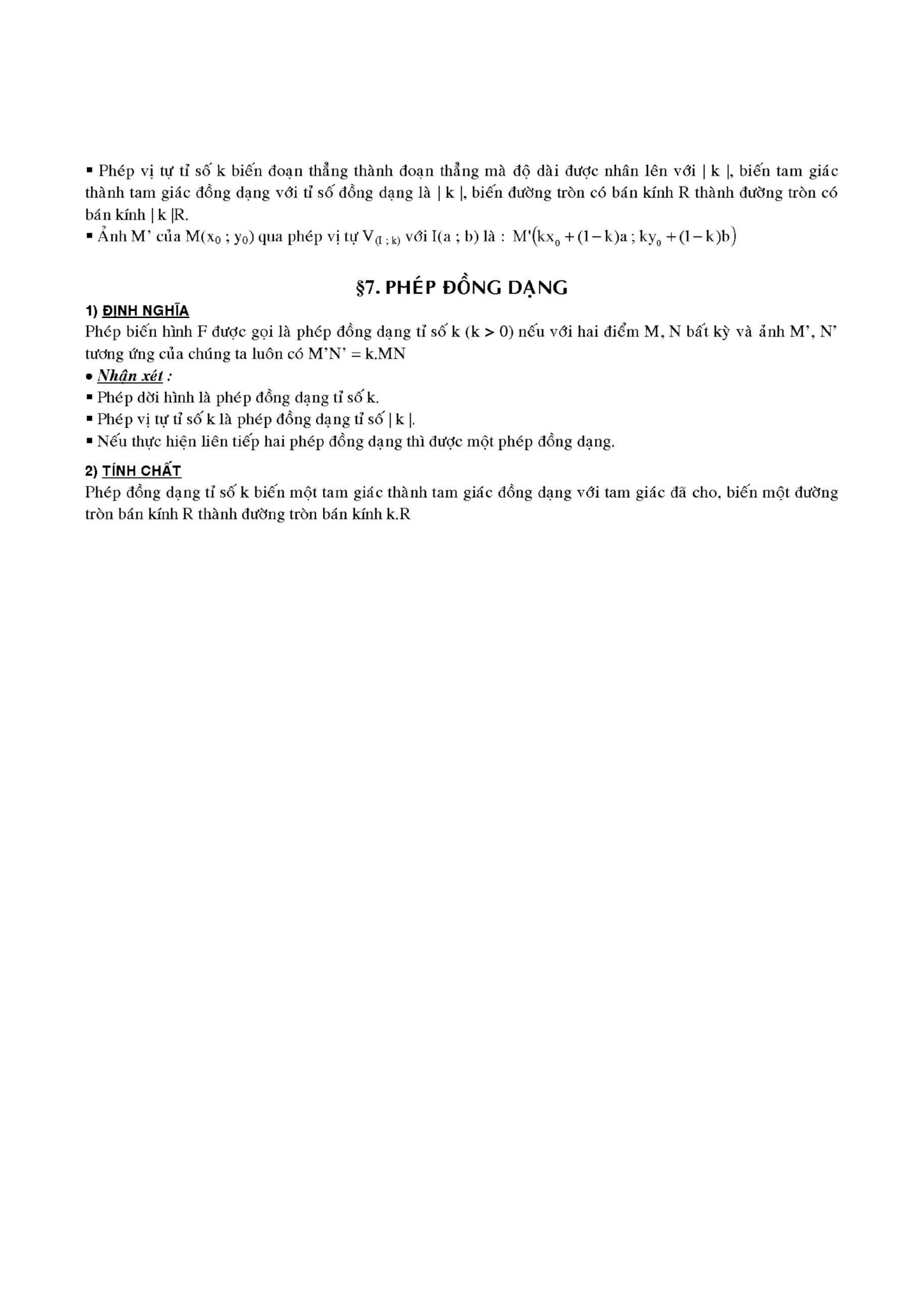 Tổng hợp kiến thức toán 11 cả Đại số và Hình học chương trình mới