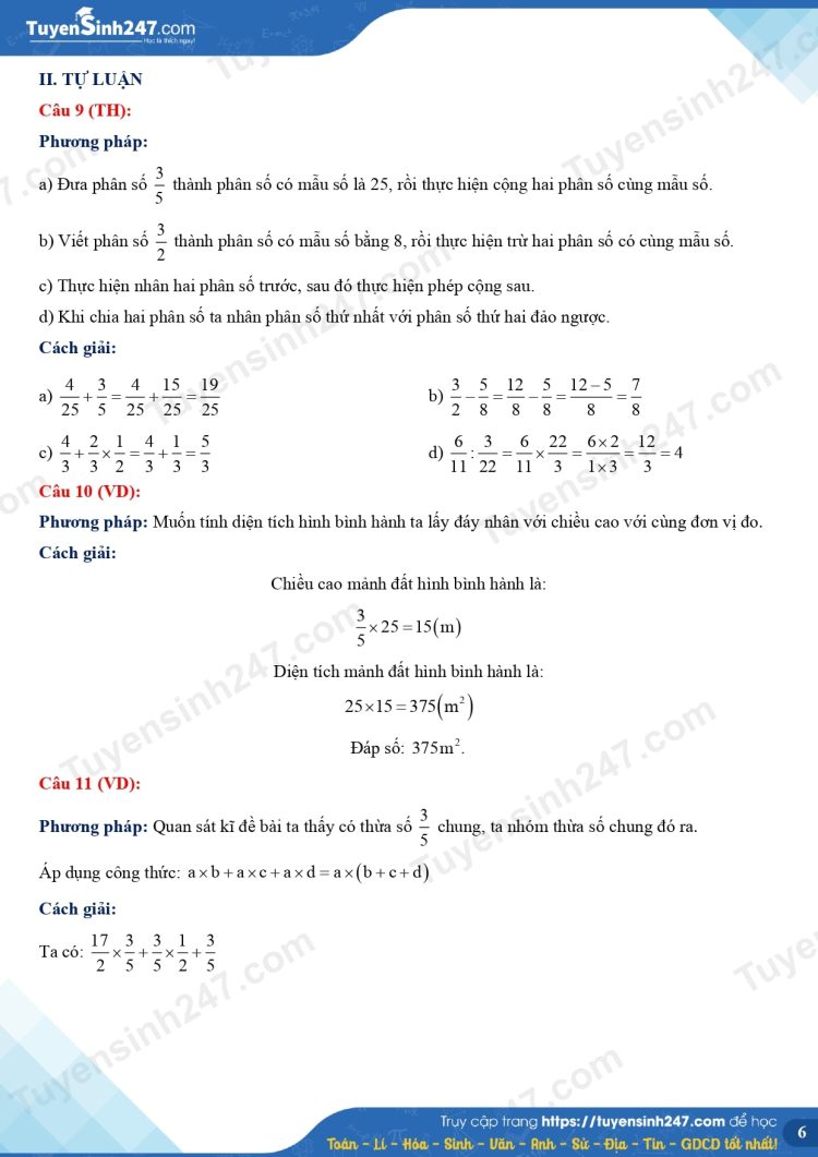 Bộ đề thi toán lớp 4 giữa học kì 2 có đáp án và file pdf