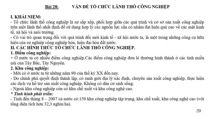 [Siêu Tổng Hợp] Lý thuyết địa lý 12 ngắn nhất ôn thi 2026